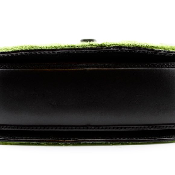 Gucci | Bags | Gucci Green Top Handle Pony Hair Handbag | Poshmark